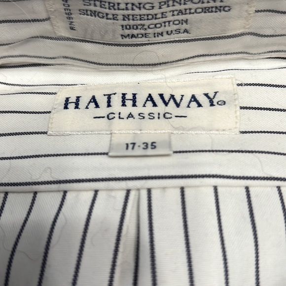 hathaway | Shirts | Vintage Hathaway Mens Button Down Shirt Nwt Collar ...